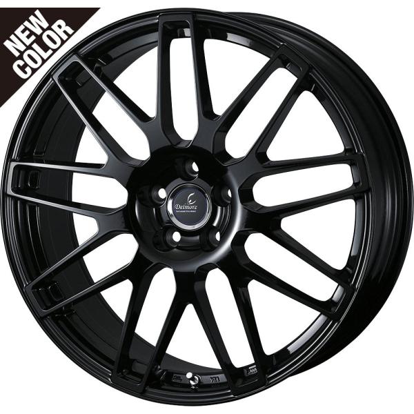 WEDS / ウェッズDELMOREDELMORE LC.S / エルシーエス・サイズ:21x8.0J・ホール数:5H・PCD:114.3・インセット:+40・カラー:グロスブラック・メーカー型番:0042155※画像はサイズやホール数が違...