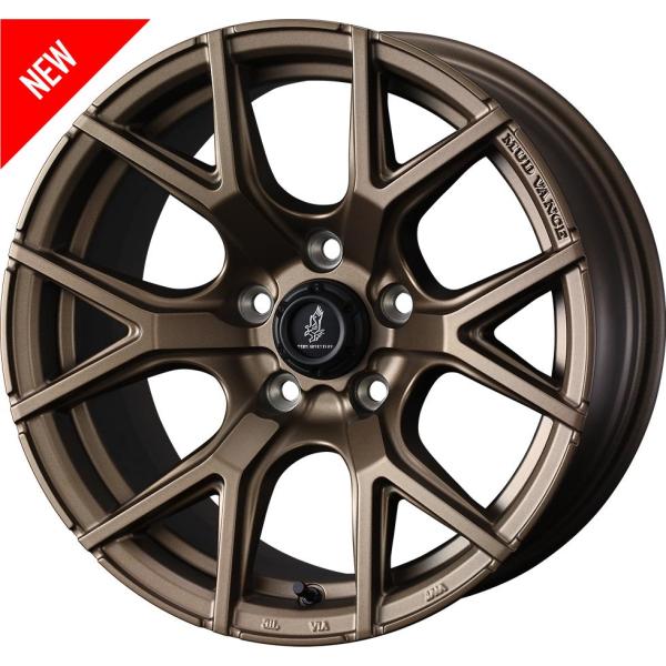 WEDS / ウェッズMUD VANCE SD / マッドヴァンス SD・サイズ:16x6.0・ホール数:5H・PCD:139.7・インセット:-5・ハブ径：メーカーHPをご確認ください。・カラー:フルマットブロンズ(FMBR)・メーカー型...