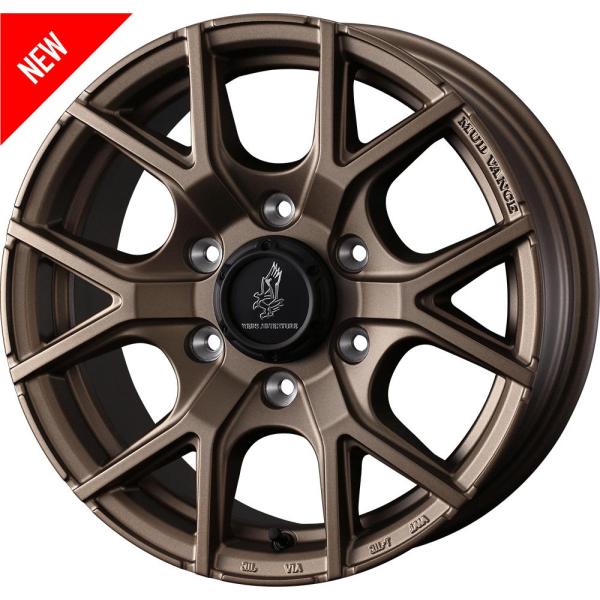 WEDS / ウェッズMUD VANCE SD / マッドヴァンス SD・サイズ:18x9.0・ホール数:6H・PCD:139.7・インセット:+50・ハブ径：メーカーHPをご確認ください。・カラー:フルマットブロンズ(FMBR)・メーカー...