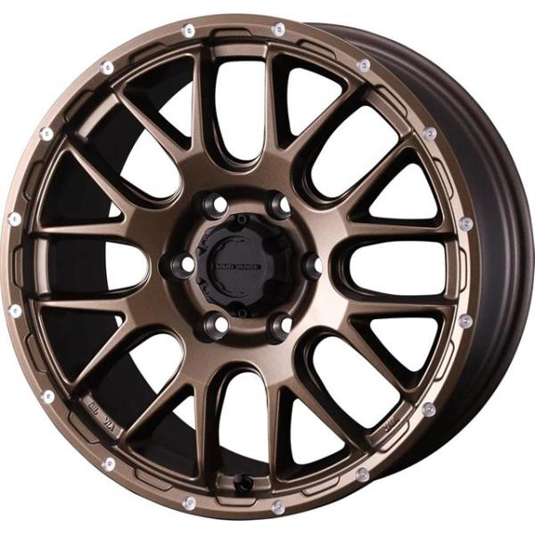 WEDS / ウェッズMUD VANCE 08 / マッドヴァンス08・サイズ:18x8.5・ホール数:6H・PCD:139.7・インセット:+50・ハブ径：メーカーHPをご確認ください。・カラー:マットブロンズ(BRO)・メーカー型番:0...