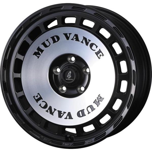 WEDS / ウェッズMUD VANCE DX / マッドヴァンス DX・サイズ:18x7.5・ホール数:5H・PCD:114.3・インセット:+35・ハブ径：73・カラー:マットブラックポリッシュ(MBP)・メーカー型番:0042732