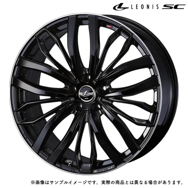 Weds LEONIS SC M14ストレートナット対応 18インチ 1ピース アルミホイール■サイズ/インセット：18×7.0J+39■ホール-P.C.D.：5-120■ハブ径：φ60　■ナットホール径：φ39■ボルトホール径：φ22.5...