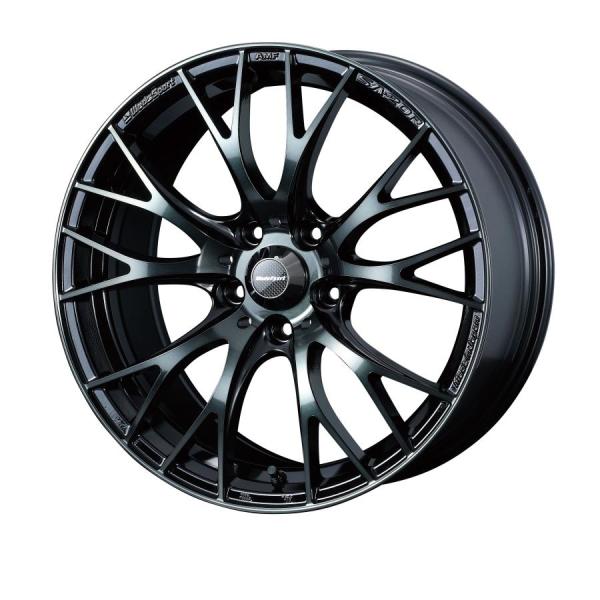 WEDS / ウェッズWedsSport SA20R / ウェッズスポーツ SA20R・サイズ:18x7.5・ホール数:5H・PCD:114.3・インセット:+45・ハブ径：メーカーHPをご確認ください。・カラー:ウォーズブラッククリアー(...