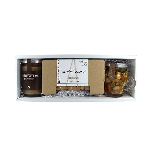 贈り物としてぴったりなNorh Farm Stockのギフトセット。専用の包装、手提げ袋をご希望の方は商品ページ内の【オプション】からお選びください。