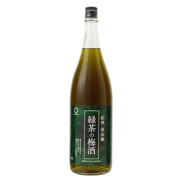 緑茶梅酒 1.8L 1800ml [中野BC/和歌山県]