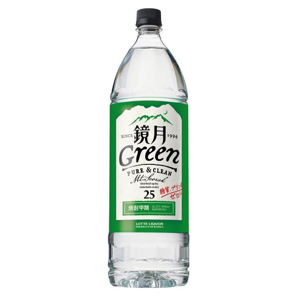サントリー 鏡月 甲類焼酎 25度 [PET] 1.8L 1800ml 送料無料(沖縄対象外) 優良配送 [サントリー 韓国 韓国焼酎 甲類焼酎]焼酎 distilled spirit sake