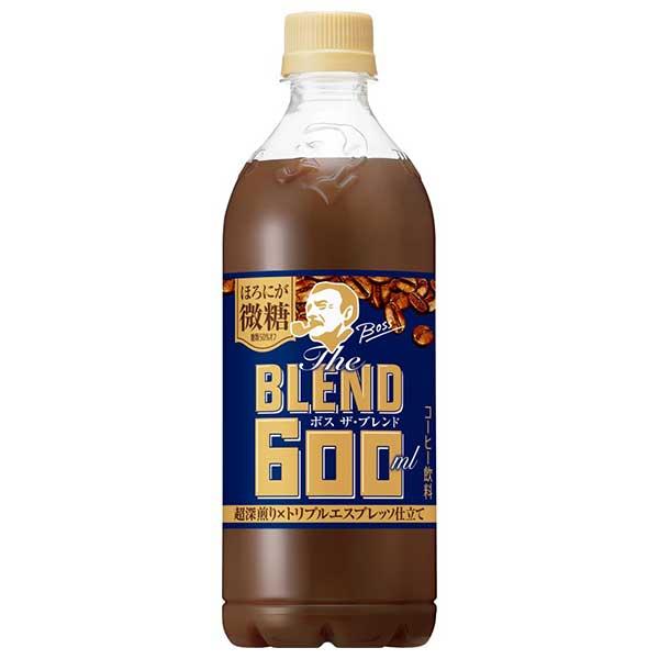 サントリー ボス The BLEND ほろにが微糖 [PET] 600ml × 24本[ケース販売][サントリー SUNTORY 飲料 日本 コーヒー FBLBS]飲料 drink 母の日 父の日 御中元 御歳暮 内祝い