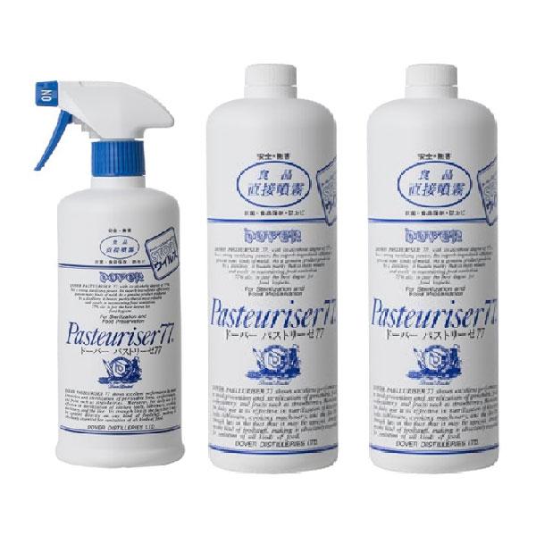 ドーバー パストリーゼ77 ヘッド付 500ml + 詰替 1L 1000ml x 2本 セット販売 送料無料  pasteuriser77 ドーバー洋酒