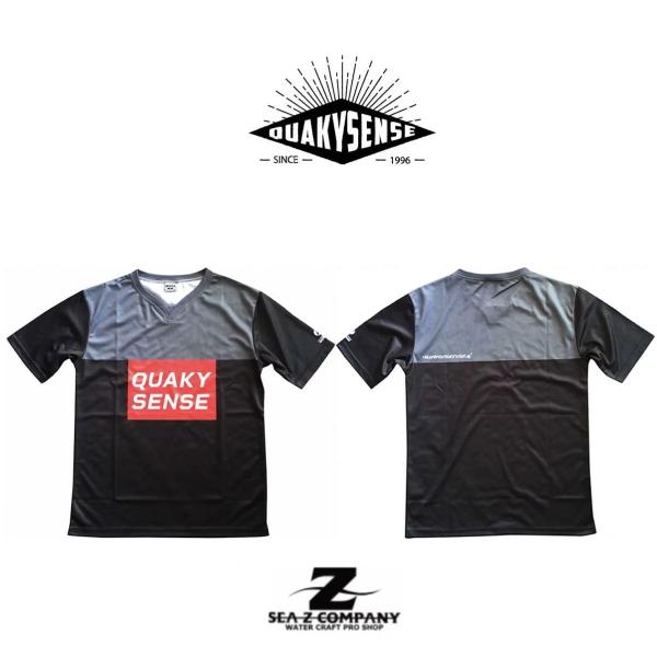 【QUAKYSENSE】FLASHY COOL SHIRTS 22FCS【名称】FLASHY COOL SHIRTS【サイズ】M【カラー】BLACK●目の細かいメッシュ素材でさらっとした着心地はラッシュガード代わりにもＧＯＯＤ！●強い日差し...