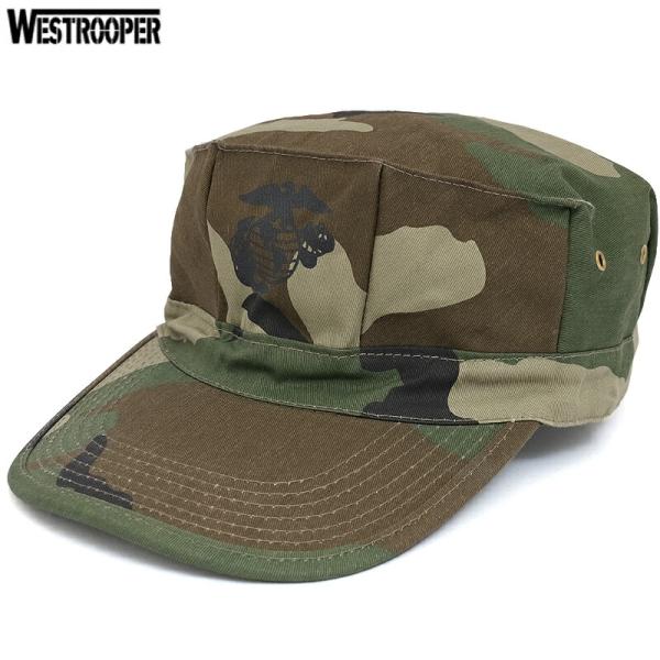 ■カラーウッドランド■状態新品■素材コットン■その他SEABEES seabees シービーズ ミリタリー百貨 WR WESTROOPER 帽子 キャップ