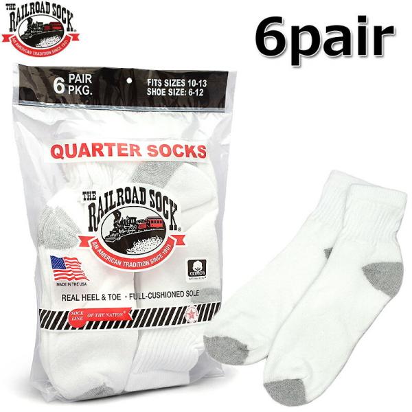 ■商品名6PAIR QUARTER SOCKS■カラー6068ホワイト■状態新品■素材コットン85% ナイロン15%■仕様MADE IN USA■その他SEABEES seabees シービーズ ミリタリー百貨 THE RAILROAD S...