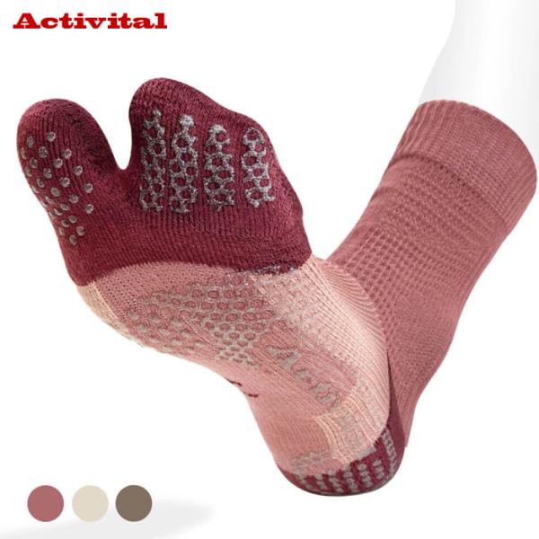 つまづき・捻挫を防止しながら歩行力をアップ！外反母趾対策にもオススメ。・足首のひねりやつまづきを予防・足袋型の形状で足指を使いやすい・土踏まずをサポートし、アーチの低下を軽減・動きやすいままに足首の負担を軽減・「ゴリラグリップ」が強力な滑り...