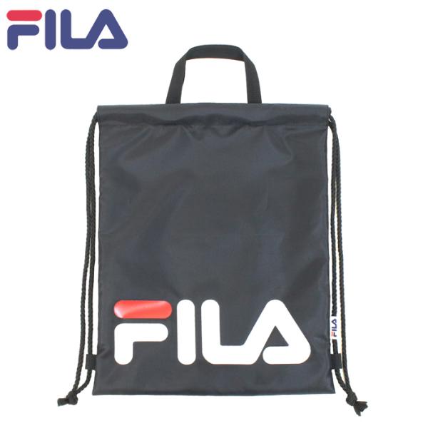 人気ブランド「FILA（フィラ）」のジュニア/キッズ向けプールバッグ（ビーチバッグ）!!海やプール、水遊び・・・夏のレジャーやおでかけにオススメ☆紺or黒ベースのシンプルデザインなので学校水泳授業やスイミングスクール使用にも対応可能です◎【...