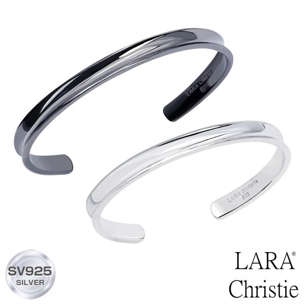 ストレートデザインのシンプルで飽きのこない細身のバングル。洗練された印象にこだわり、素材の良さを引き立てるようにデザインしました。LARA Christie（ララクリスティー）専用ケースと手提げの紙袋を付属としてお付けしておりますので、プレ...