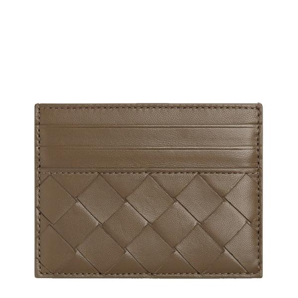 品名・モデルナンバーボッテガ ヴェネタ イントレチャートナッパレザー クレジットカードケース796324 VCPP3 2355素材ラムスキンカラーパインコーン/ブラウンサイズ約　高さ8 cm　幅10.5 cm　奥行き0.5 cm※手作業で測...