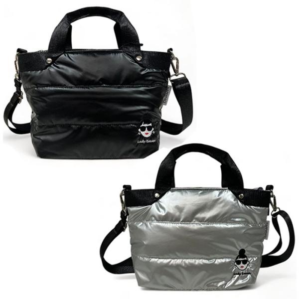 商品種別および型番:88034-03(ブラック/バッグ裏地カラーはグレー)88034-49(シルバー/バッグ裏地カラーはイエロー)素材 ボンディング加工サイズ 本体：約30cm×約20cm×約12cmショルダー長さ：約66から124cm重量...