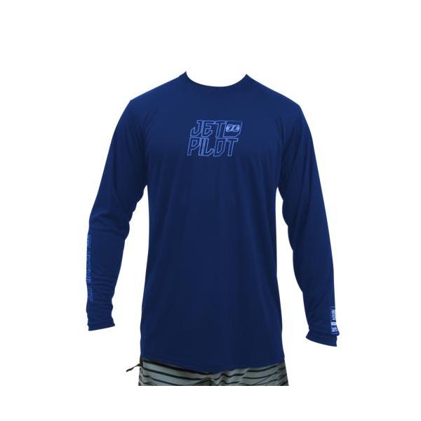 JETPILOT CORP LOOSE FIT L/S RASH SHIRT BLUE