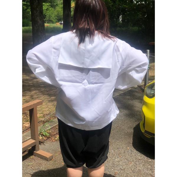 デットストックおよび部分的に汚れがありますので、未使用品ですが中古表示いたします。セーラー服 軍服アメリカン カジュアル ビンテージ アーミー アメリカ軍 defense logistics agency  white 100％polyes...