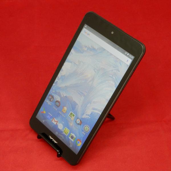 　ACERの軽量・コンパクトな7.0型Wi-Fiモデルのアンドロイドタブレットです。　動作に異常はありません。　外観は本体の縁部分、裏面に小傷やカスレがあります。USB差込口周りに小傷やうすい凹みがあります。角にうすい線割れが数か所あります...