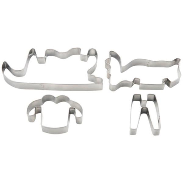 【商品概要】サイズ:トナカイ本体/幅11.6×奥行6.2×高2.1cm トナカイ足/幅4.5×奥行6×高さ2.1cm ソリ前・後面/幅8.2×奥行5.6×高さ2.1cm ソリ脇面/幅15.8×奥行6.5×高さ2.1cm重量:トナカイ本体/0...