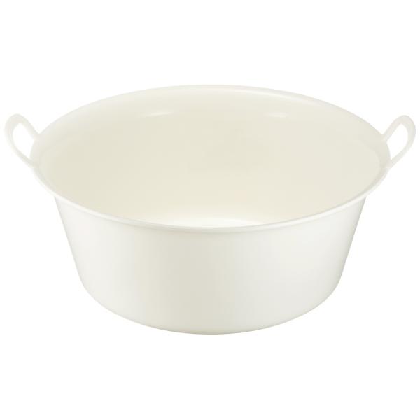 【商品概要】メーカー型番:551223材質:ポリプロピレン本体重量:522gサイズ:(φ390)445×190Hmm原産国: 日本持ち手の付いたたらいです。【商品説明】蝶プラ工業 たらい ビル 12 ホワイト 551223 551223【商...