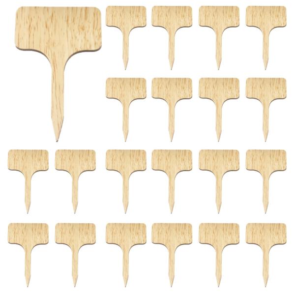 【商品概要】【商品説明】 園芸ラベル50枚セット　T型デザインは植物の根系を損傷しません。花園の標識は植物がどこにあるか一目で分かり,植物の成長を記録したりするのにも便利です。【特徴】丈夫で耐久性があり、風雨に強い天然木を使用しています。ま...