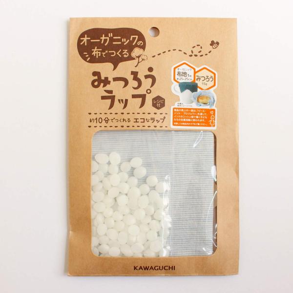 【商品概要】【素材】布:オーガニックコットン、みつろう:ビーズワックス【商品説明】【商品詳細】ブランド：カワグチ(Kawaguchi)商品種別：ホビー商品名：KAWAGUCHI(カワグチ) オーガニックの布で作る みつろうラップ TK153...