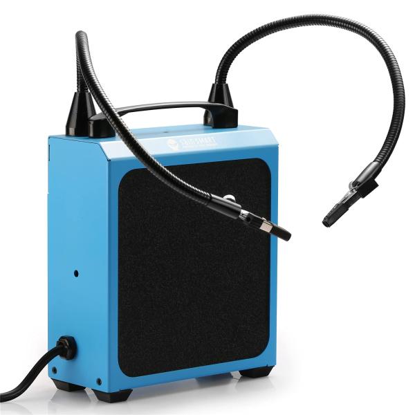 【商品概要】高効率で低ノイズ：大きな15050純銅制モーターを使用した3300 RPMのファンが高吸引で動作する同時に、低ノイズを実現します。 有毒ガスを吸収し、作業場所を効果的に浄化することができます。コスパ高い：このはんだ吸煙器には2つ...