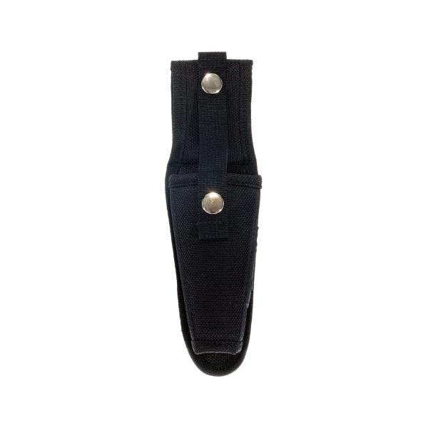 【商品概要】ツールが引っかからない「 スムーズポケット構造 」のハサミ用ホルダー1680デニール耐摩耗ポリエステルキャンバス 強化縫製仕上げハサミ1丁吊 電工Vスパットハサミ(MH-9)や金切バサミ等に最適抜落ち防止ベルト付(着脱可能)右利...