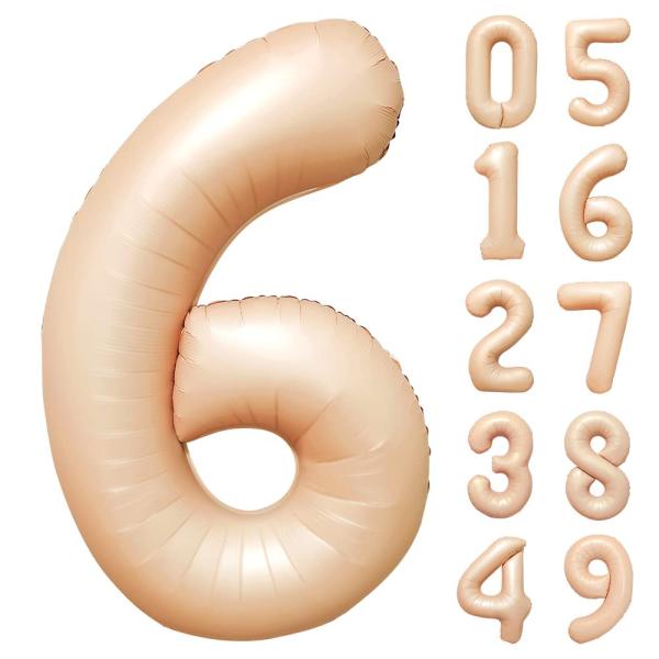 【商品概要】【商品説明】【数字バルーン90cm】流行りのアイボリーのくすみカラー。数字6のビックサイズのアルミ風船です。他のお誕生日飾り付けと一緒に飾るのもGOOD！【こんなシーンで活躍】6歳のバースデーパーティーに。ウエディングの装飾、大...
