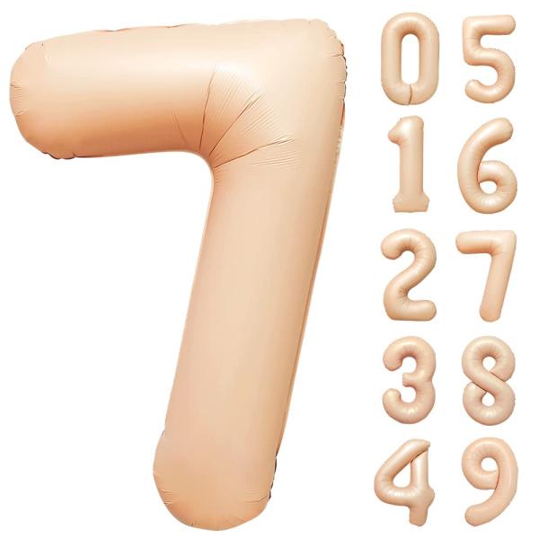【商品概要】【商品説明】【数字バルーン90cm】流行りのアイボリーのくすみカラー。数字7のビックサイズのアルミ風船です。他のお誕生日飾り付けと一緒に飾るのもGOOD！【こんなシーンで活躍】7歳のバースデーパーティーに。ウエディングの装飾、大...