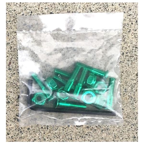 キラキラに輝くブライトカラーナットセットです！色はグリーンになります。★注意1★ブライトカラーは塗装ではないため、特有の色むらがあります。完全に綺麗なブライトカラーではなく、下地のシルバーが見える部分もあります。神経質な方は、購入を控えて下...