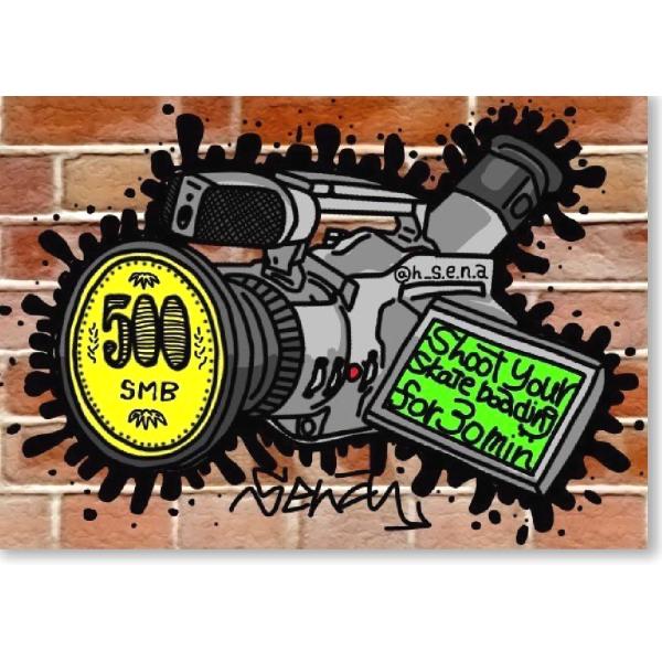 フィルミング志望の方向きのステッカーです。このデザインはインスタ＠h_s.e.n.aさんにやって貰いましたm(_ _)mhttps://www.instagram.com/h_s.e.n.a/もちろん貼ってあっても誰からも声は掛からないかも...