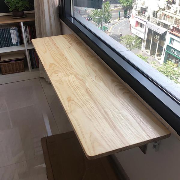 製品仕様商品名：壁掛け折りたたみテーブル/折りたたみ式壁掛けテーブル材料：高品質の無垢材+金属ブラケットサイズ:60x40cm,80x40cm,100x40cm,120x40cm重量: 4.5KGパッキングリスト:壁掛け折りたたみテーブルx1