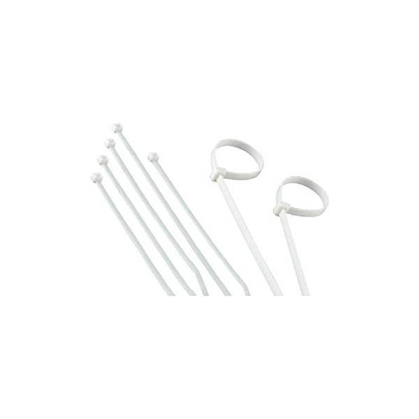 結束バンド(インシロック)(ケーブルタイ)【材質】ナイロン66　　【色】　白【サイズ】長さ150mm×幅　3.6mm　引っ張り強度　18kg【入数】100本