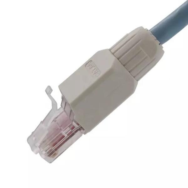 圧着工具　打ち込み工具不要MP6A-FP01CAT.6A UTPモジュラープラグRJ4510G 500MHz適応ケーブル　CAT.6A UTPAWG22-26芯線径0.65mm-0.4mmケーブル外径　7.0mm-8.5mmシードMAP当社...