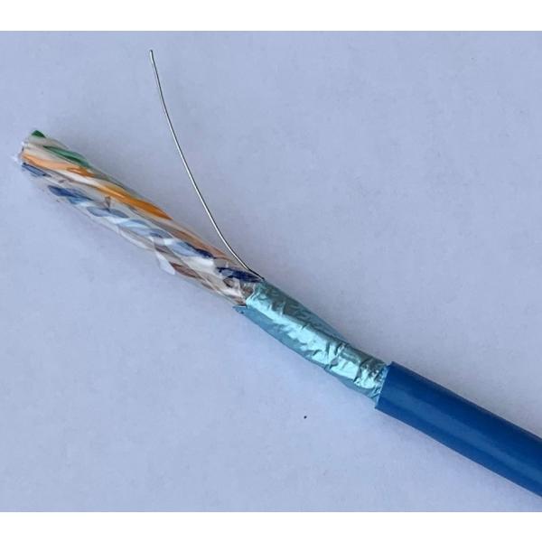 ＣＡＴ.６Ａ　ＬＡＮケーブル　ＳＴＰシールドケーブルSTPカテゴリー6A　標準規格LANケーブル必要な長さで切断して販売します。（３０ｍの場合　入力数量30で　30ｍ１本になります）1ｍが３０本ではありません！最大配線長：１００ｍ色:青《仕...