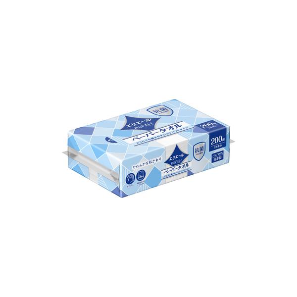 洗面まわりに手軽に使いやすいコンパクトサイズ。パルプ100％の素肌にやさしいやわらかな肌ざわり。お手ふきから洗面まわりのチョッとしたふき掃除までティシュー代わりに少ない枚数でふき取れます。シートサイズ：230mm×186mm(エリエール P...