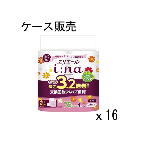トイレを華やかに彩るプリントデザインフラワープリントデザインで、トイレを華やかな空間にします3.2倍巻で、便利さとエコがさらに進化！独自開発のふっくら巻取り技術を採用ふんわり柔らかな肌触りを実現しました3.2倍巻だから、ロールの交換回数が驚...