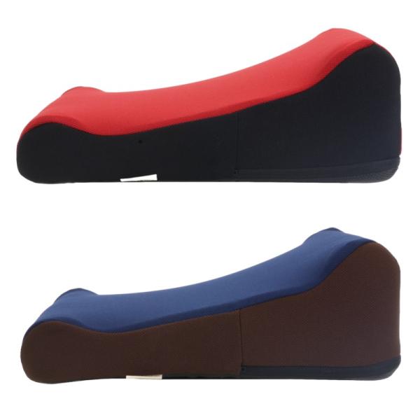 ■仕様カバー：ポリエステル中材：ウレタンサイズ：幅34×奥行41×高さ13cm重量：830g製造国：日本---------------デスクワーク 椅子 クッション 腰 腰痛 姿勢 裏腿 裏もも 骨盤 ストレッチ 立ち上がり サポート 清水...