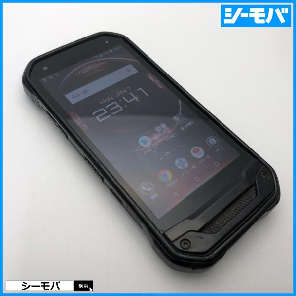 スマホ TORQUE G03 KYV41 SIMフリーSIMロック解除済み au ブラック 中古 android アンドロイド  RUUN15620