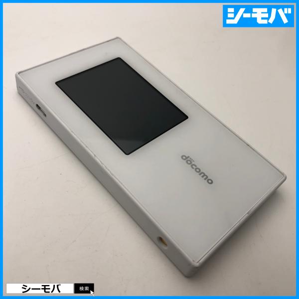 ルーター N-01H docomo Wi-Fi STATION  ホワイト モバイルWi-Fiルーター 中古 通電確認済 ドコモ RUUN16880