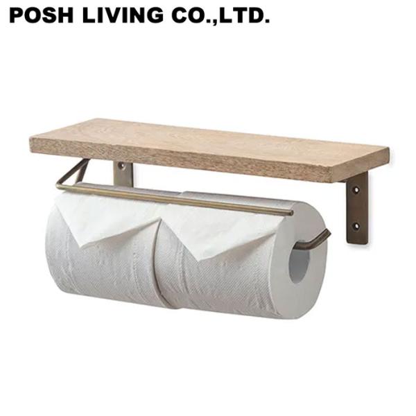 【サイズ】 W31 D11 H9ネジ穴(4個)各Ф0.35cm hole to　hole：3.3cm/27cm・芯棒部分：0.7cm/0.53cm【素材】アイアン・マンゴーウッド【原産国】インド【仕様】・トイレットペーパー横に2つ収納可・キ...