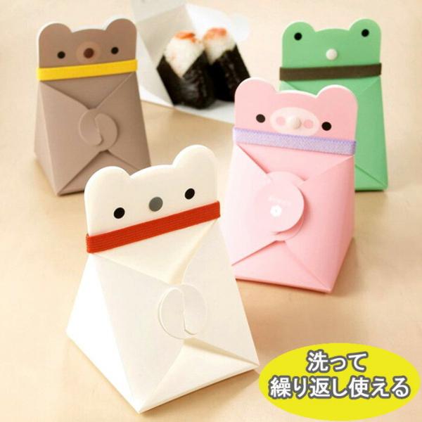 商品説明商品詳細 かわいい動物モチーフのおにぎりケース。 丈夫なポリプロピレン製のケースで、おにぎりの嫌なちょこっと潰れを解消します。しかも洗って繰り返し使えるケースなのでとても経済的です。 ペタンコに折りたたんだ際の厚さはなんと約1cm！...