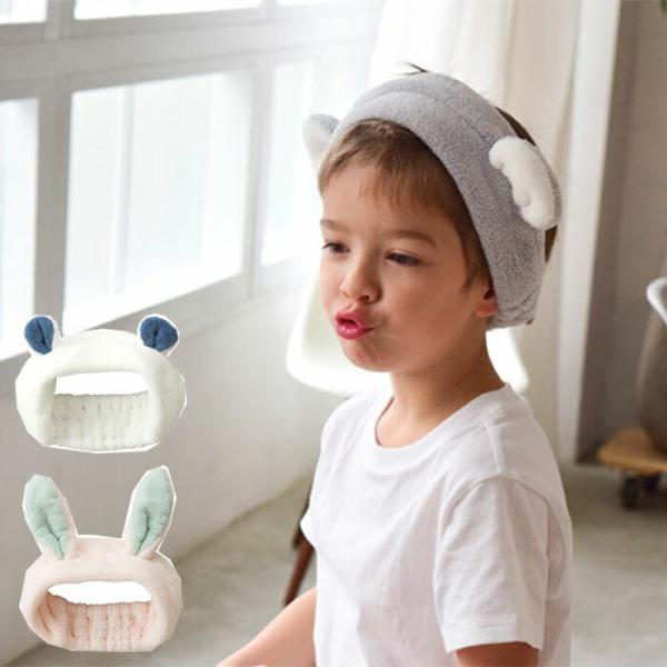 サイズ:適応頭囲サイズ/約44〜68cmまで 【本体サイズ】シロクマ/約幅22×奥行10×高さ2（cm） コアラ/約幅27×奥行10×高さ2（cm） ウサギ/約幅22×奥行25×高さ2（cm） 重量/約40g 内容量:1枚 材質:ポリエステ...