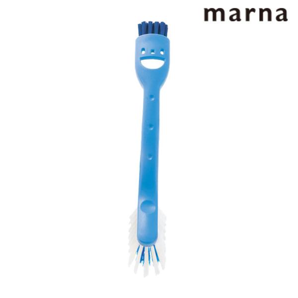 サイズ:約 幅23×奥行3.2×高さ4.5（cm）内容量:1本材質:本体：ポリプロピレン毛：ポリプロピレン、ナイロン生産国:中国製耐熱温度:80度●W植毛で泡持ち抜群のブラシと、細部をしっかり洗えるかき出しブラシで、ガンコな汚れもすっきりキ...