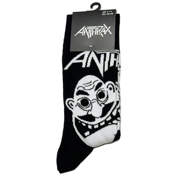 ANTHRAX (アンスラックス) FACES PATTERN ソックスカラー : ブラック素材 : 85%コットン / 13%ナイロン / 2%エラスタンサイズ : 25.5〜29.5cm●商品画像はコンピュータディスプレイの性質上、実際...