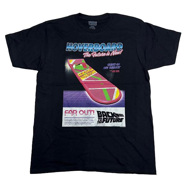 BACK TO THE FUTURE (バック トゥ ザ フューチャー) HOVERBOARD Tシャツカラー : ブラック素材 : 100%コットンサイズM = 着丈 約73cm : 身幅 約50cmL = 着丈 約76cm : 身幅 約...