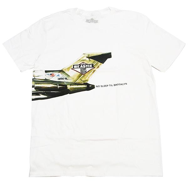 BEASTIE BOYS (ビースティー ボーイズ) NO SLEEP TIL BROOKLYN  Tシャツカラー : ホワイト素材 : 100%コットンサイズM = 着丈 約72cm：身幅 約49cmL = 着丈 約74cm：身幅 約55...