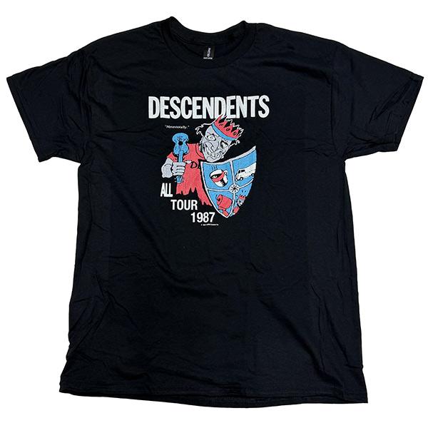 DESCENDENTS (ディセンデンツ) ALL TOUR 87 Tシャツカラー : ブラック素材 : 100%コットンサイズM = 着丈 約71cm：身幅 約50cmL = 着丈 約74cm：身幅 約54cmXL = 着丈 約76cm：...